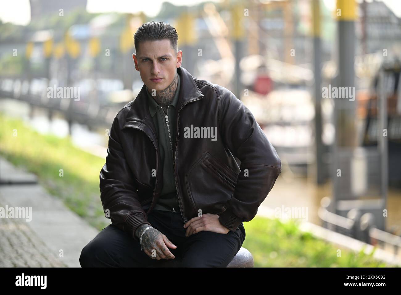 Bremen, Germany. 19th Aug, 2024. Influencer, model and actor Fabien ...