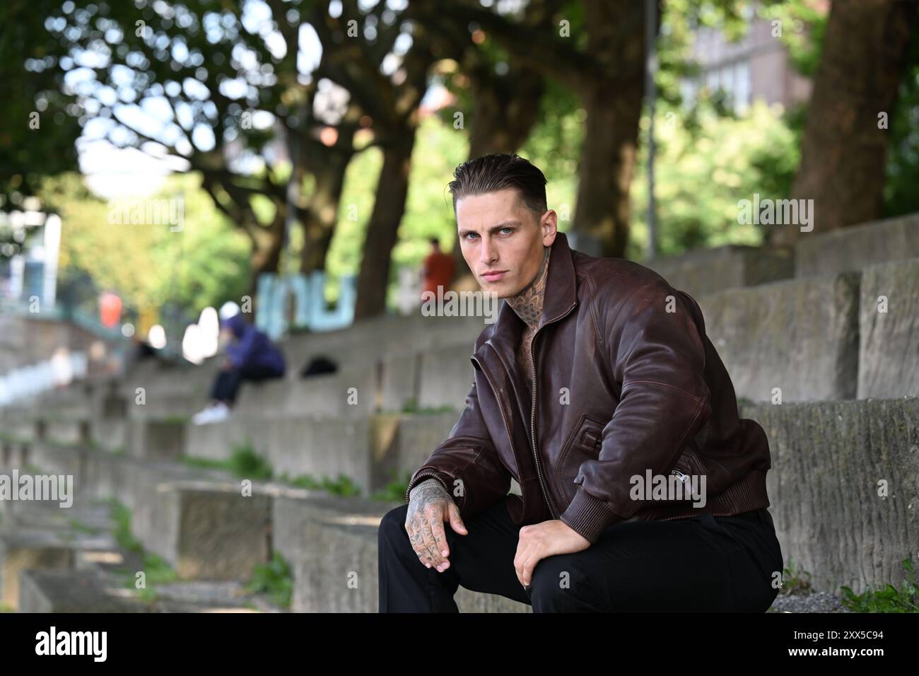 Bremen, Germany. 19th Aug, 2024. Influencer, model and actor Fabien ...