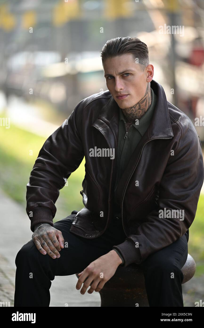 Bremen, Germany. 19th Aug, 2024. Influencer, model and actor Fabien ...