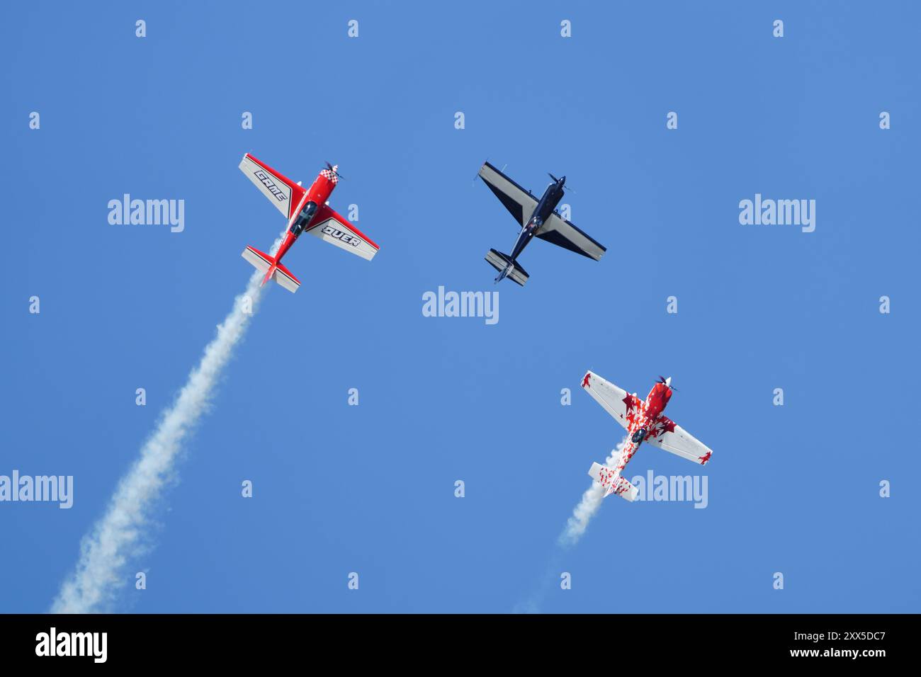 Global Stars Aerobatic Team displays at the Shuttleworth Collection ...