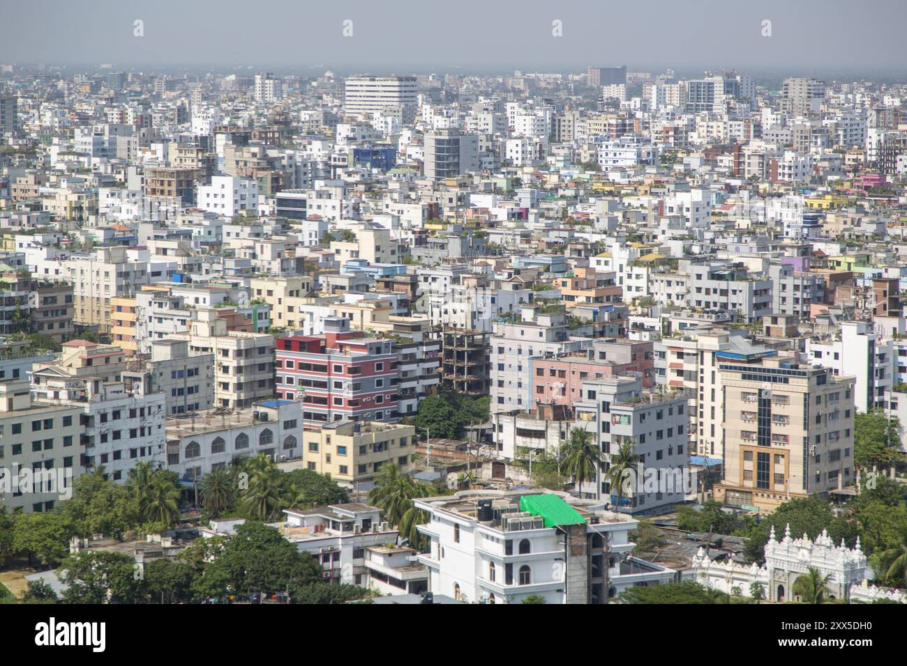 Flying into Dhaka International Airport on a repatriation flight due to ...