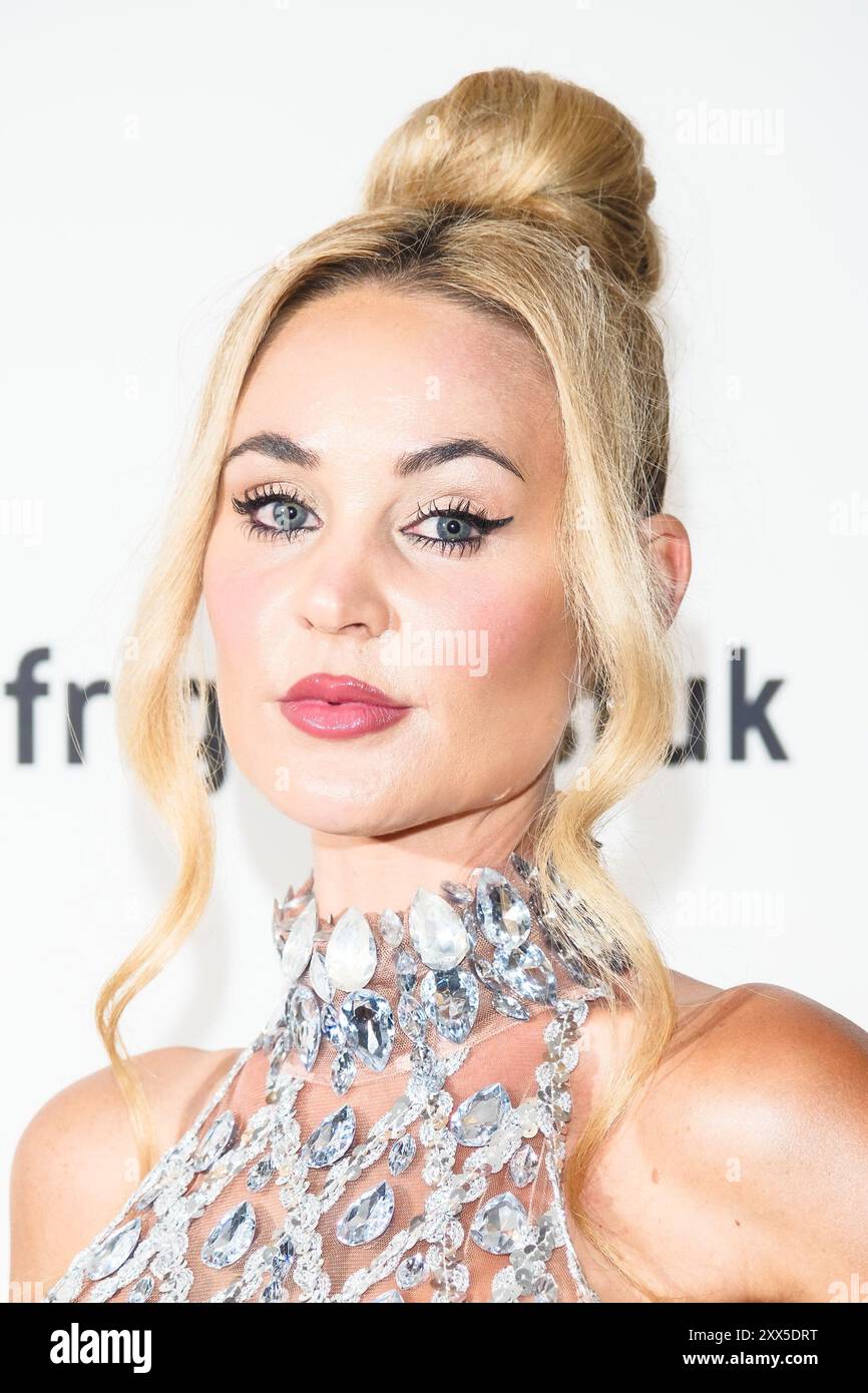 London, UK. 22nd Aug, 2024. Kelly Rian Sanson photographed on the media ...