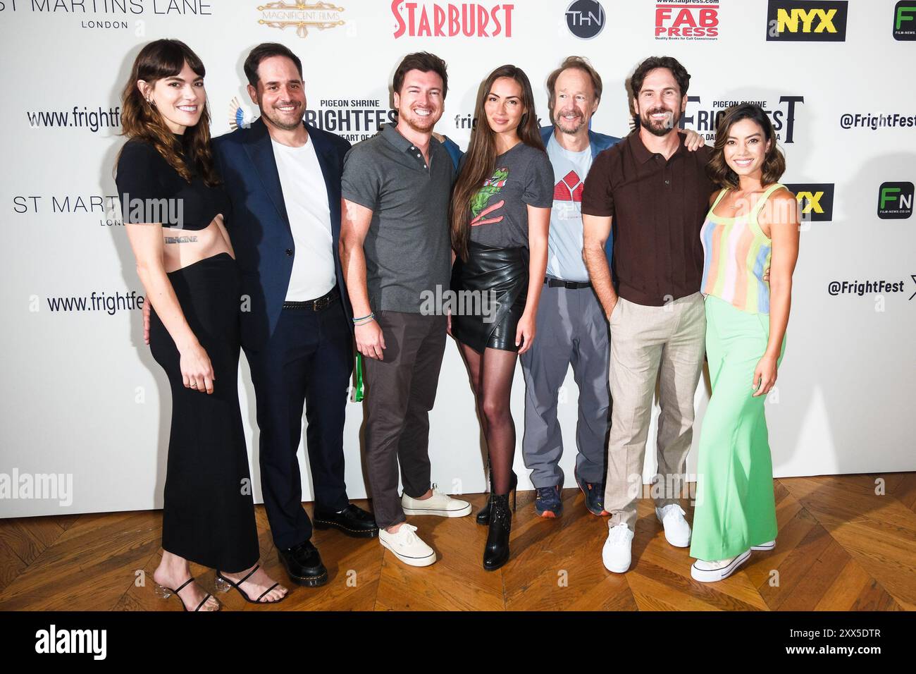 London, UK. 22nd Aug, 2024. Cast: JJ Nolan, David Shackelford, Bobby ...