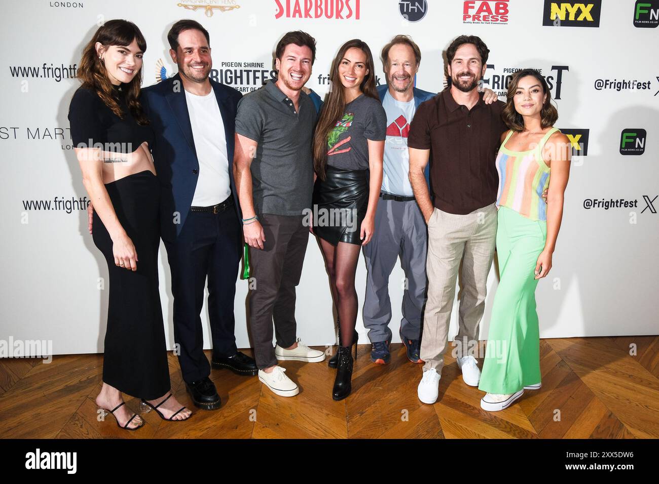 London, UK. 22nd Aug, 2024. Cast: JJ Nolan, David Shackelford, Bobby Gilchrist, Caitlin McHugh ...