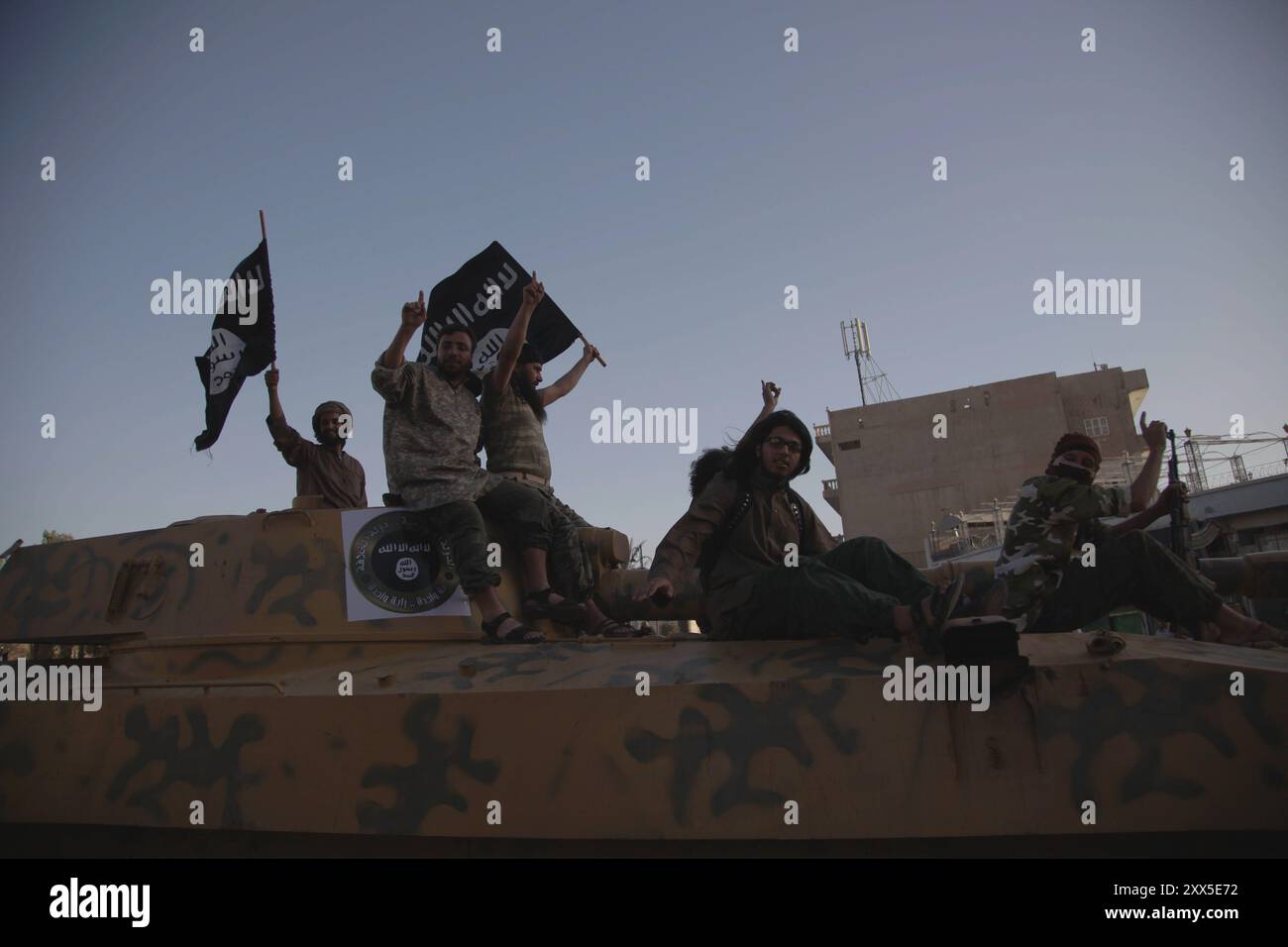 Islamic State fighters from more than 80 different countries carrying ...