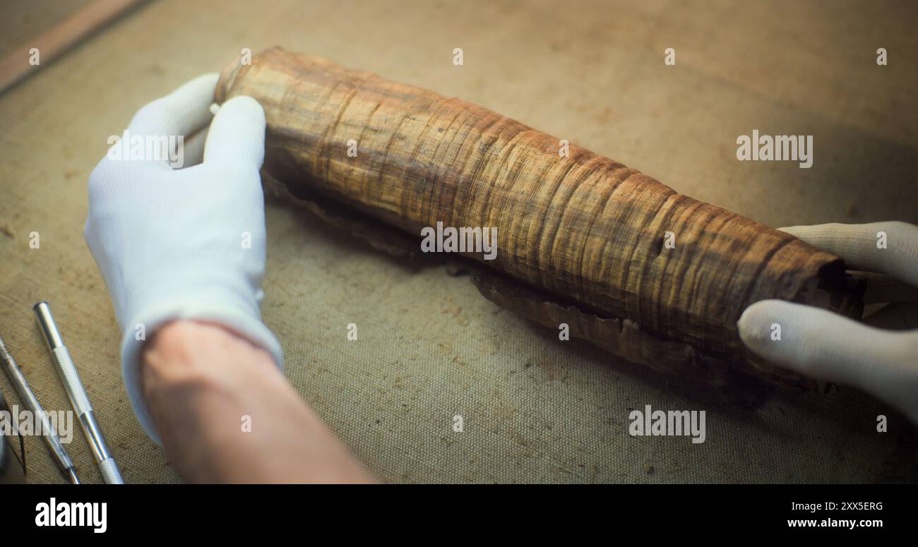 Scientists study cultural heritage of extinct human civilization. Two ...