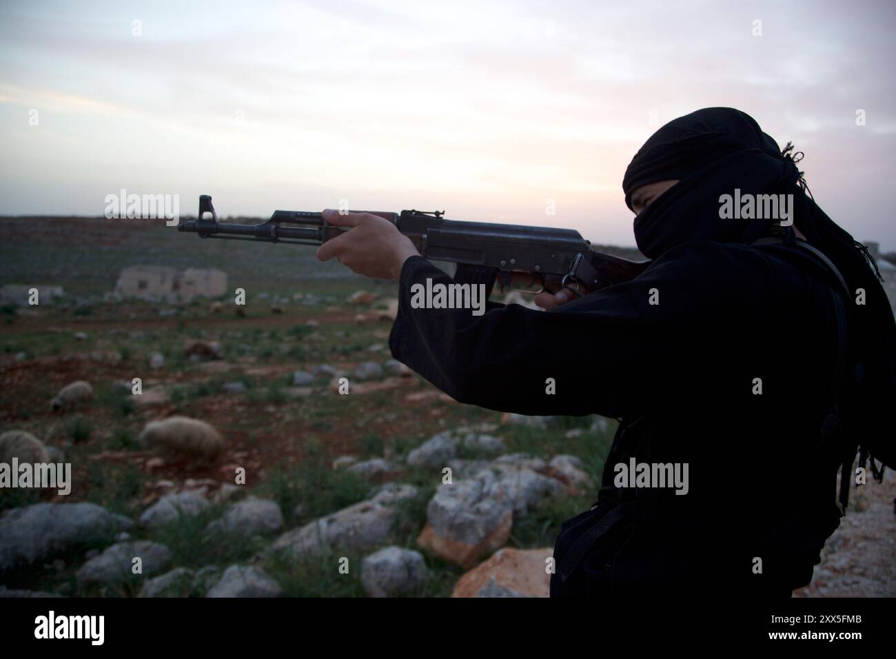 Fighter from the An-Nusra Front Stock Photo - Alamy