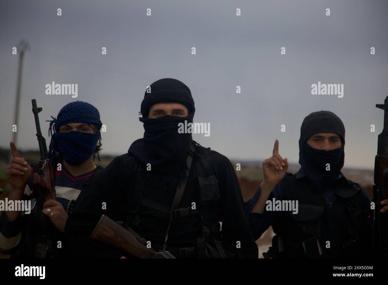 Fighters of the An-Nusra Front Stock Photo - Alamy