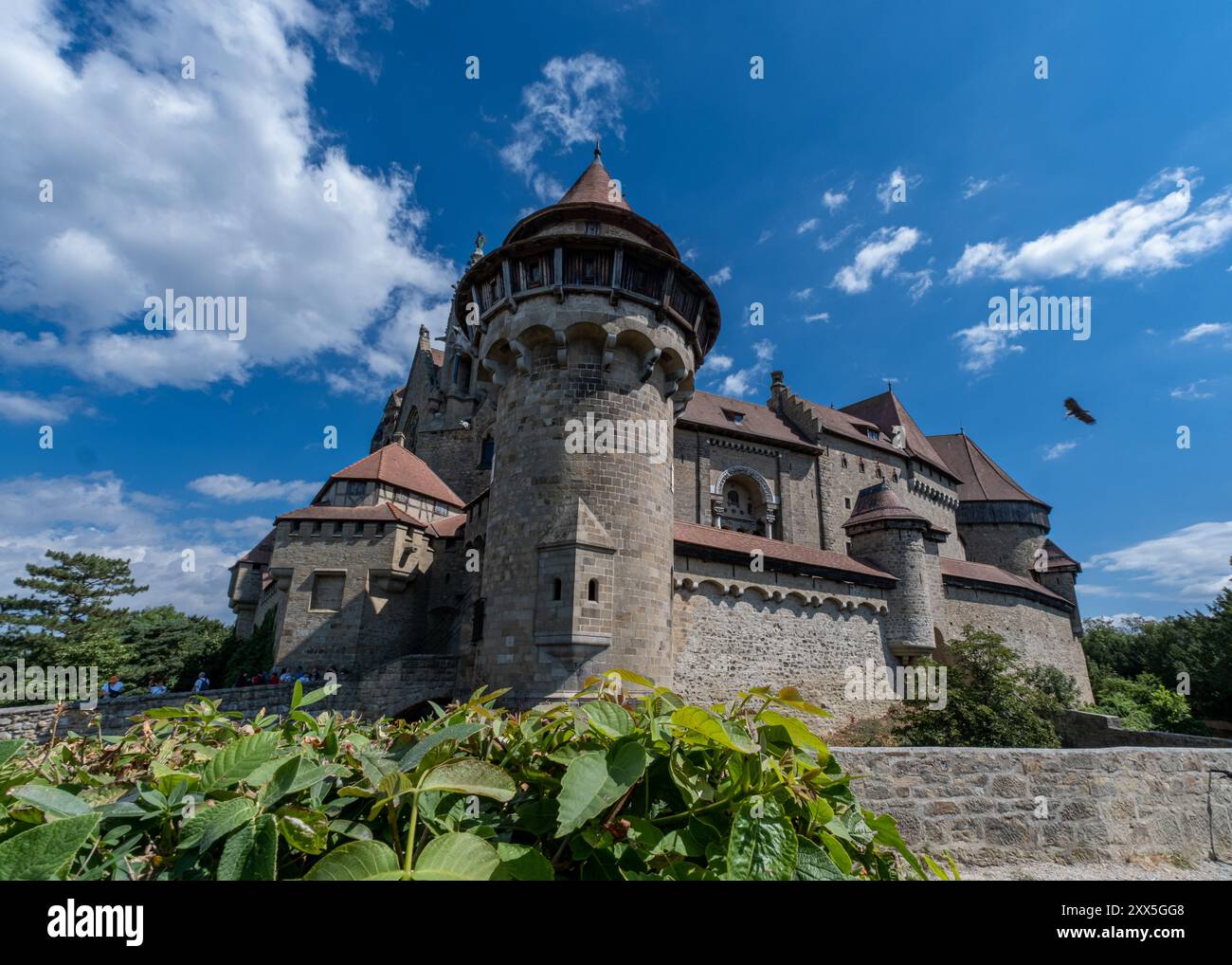 Kreuzenstein Castle - front lowered view Stock Photo - Alamy