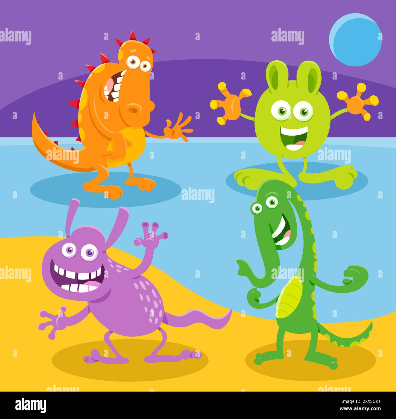 Weird cartoons Stock Vector Images - Alamy