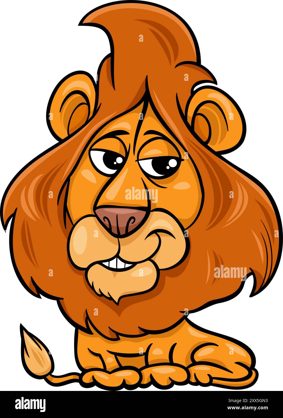 Lion comics Stock Vector Images - Alamy