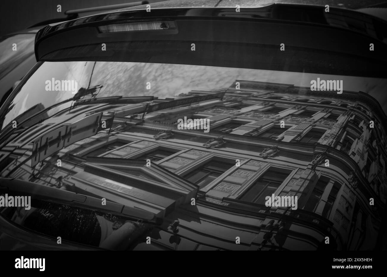 Car window Black and White Stock Photos & Images - Alamy