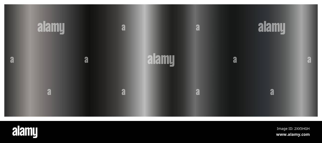 Black metallic gradient on a white background. A pattern with a shiny ...