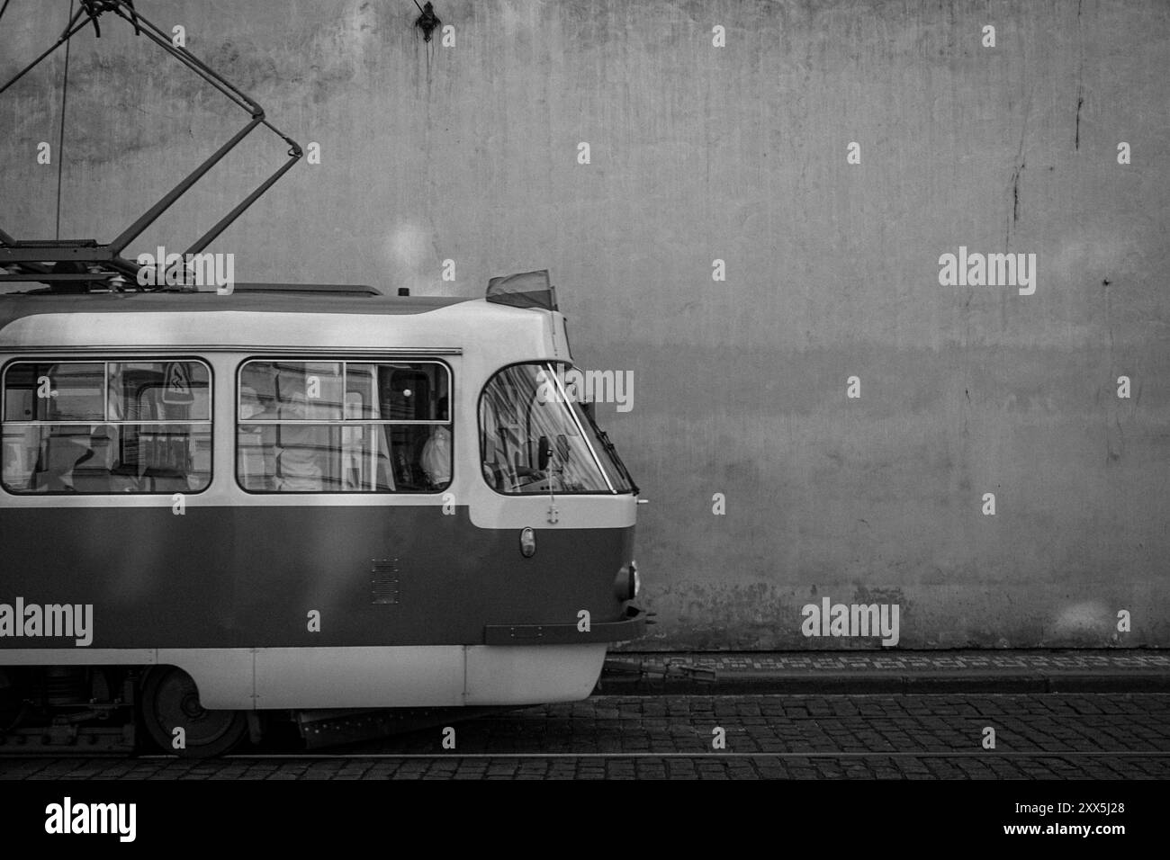 Czech cable car Black and White Stock Photos & Images - Alamy