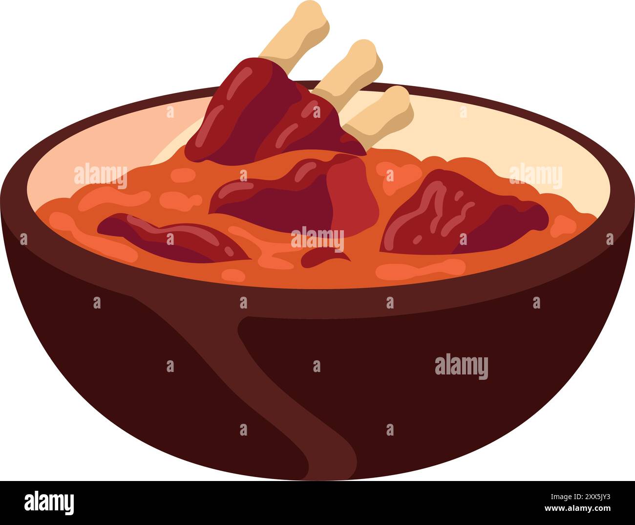 Bowl traditional indian food Stock Vector Images - Alamy