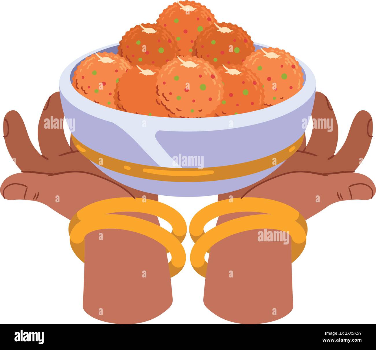 indian festival food vegetable pakoras Stock Vector Image & Art - Alamy