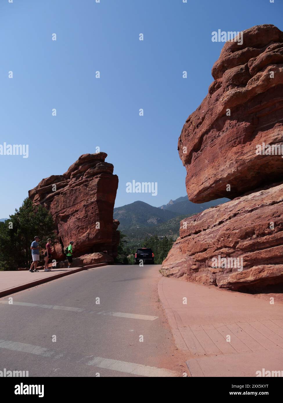 Colorado Springs, Colorado - August 4, 2024: Garden of the Gods Natural ...