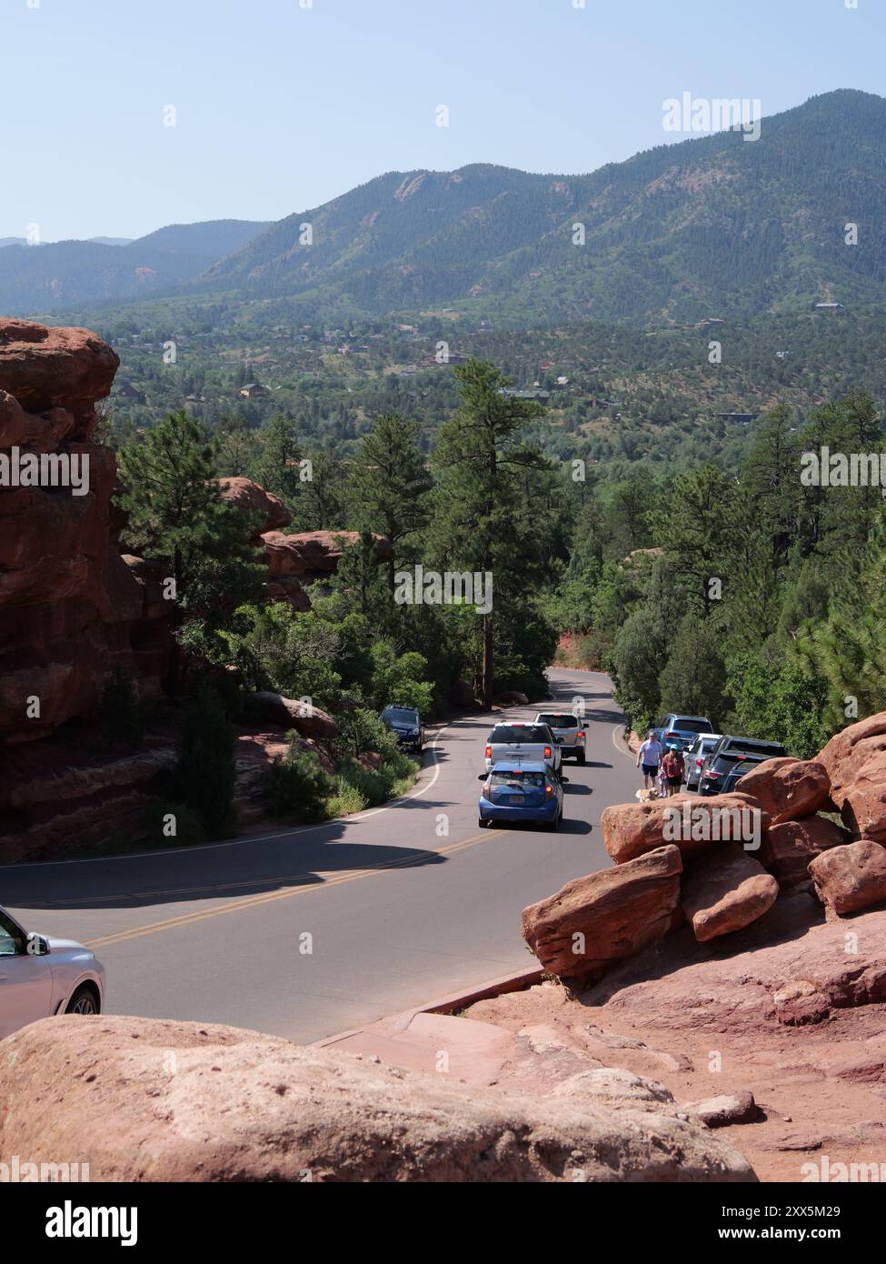 Colorado Springs, Colorado - August 4, 2024: Garden of the Gods Natural ...