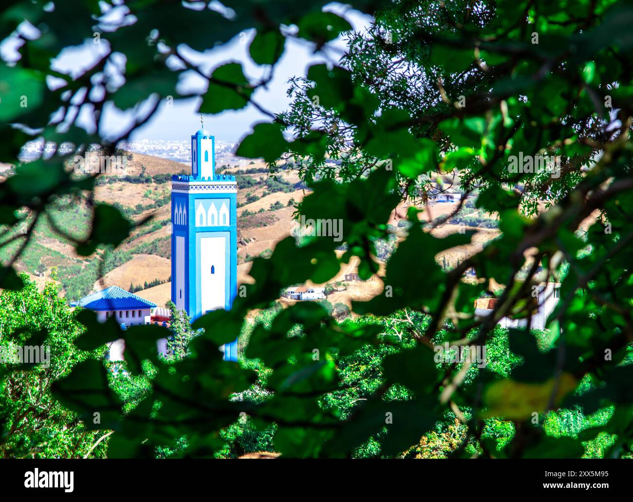 A beautiful Moroccan mosque in the middle of the countryside Stock ...