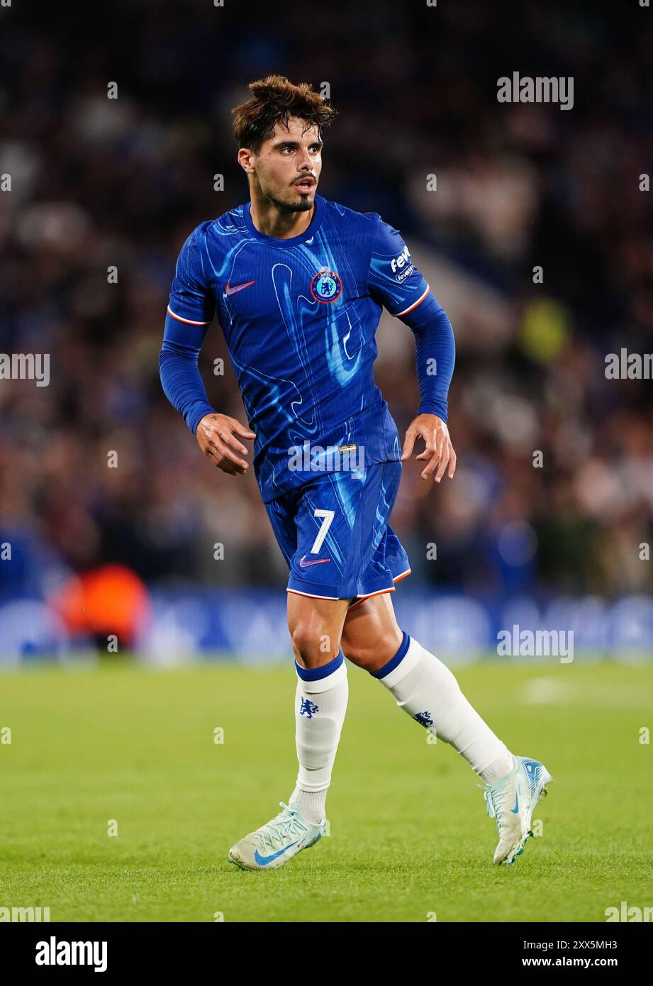 Chelsea's Pedro Neto during the UEFA Europa Conference League play-off ...