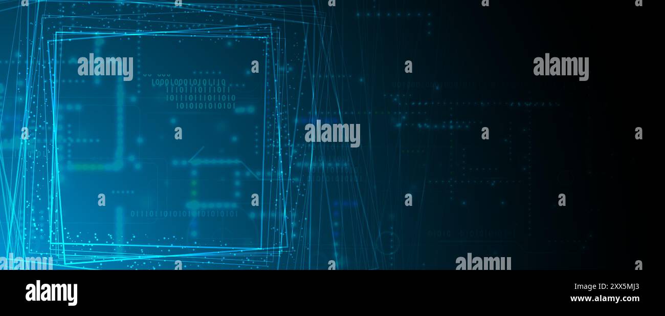 Technology Network Vector Background.. Science and technology ...