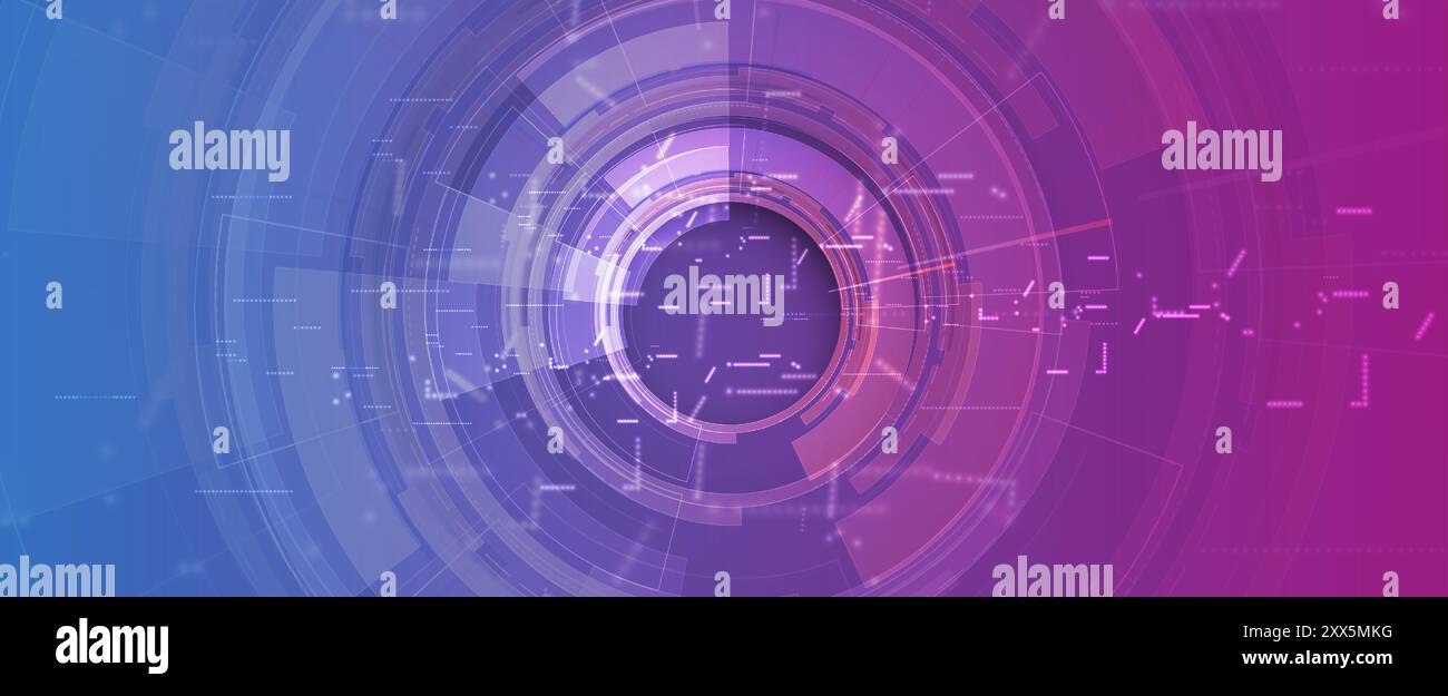 Technology Network Vector Background.. Science and technology ...