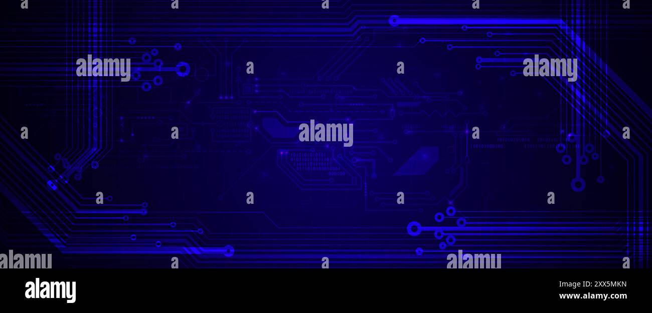 Technology Network Vector Background.. Science and technology ...