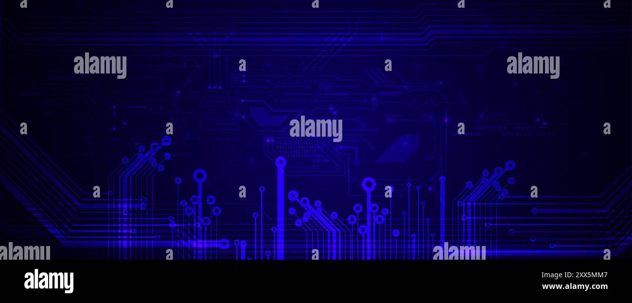 Technology Network Vector Background.. Science and technology ...