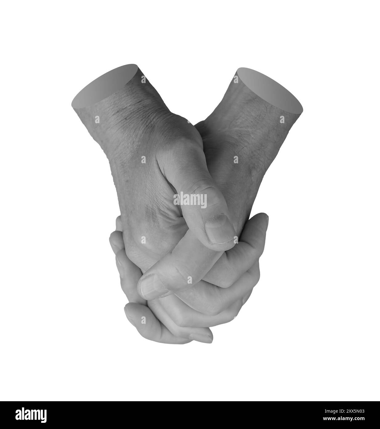 Focus on male hand Cut Out Stock Images & Pictures - Alamy