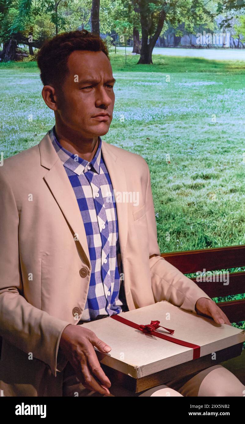 Tom Hanks figure in the Wax Museum in Barcelona, Spain Stock Photo - Alamy