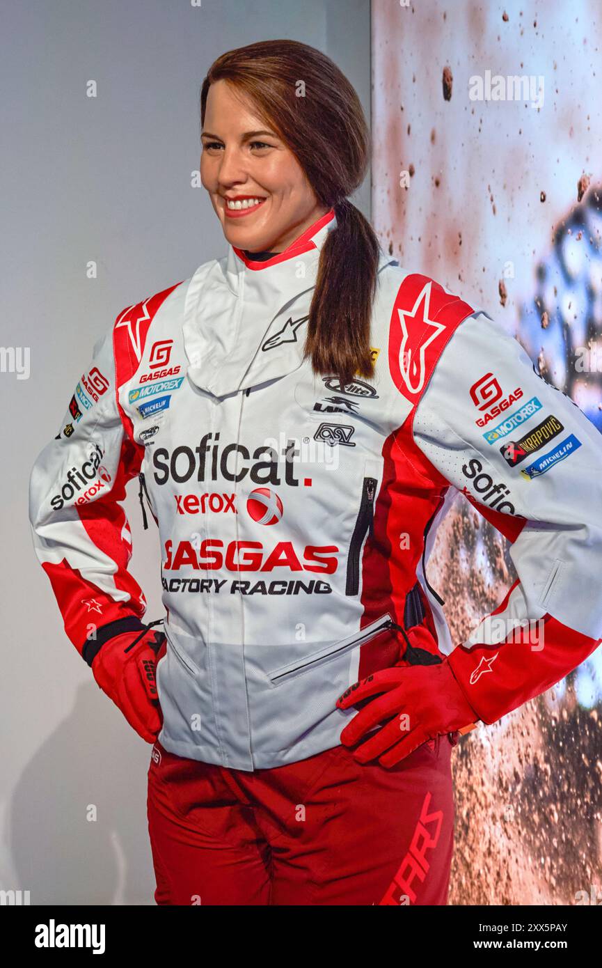 Laia Sanz figure in the Wax Museum in Barcelona, Spain Stock Photo - Alamy