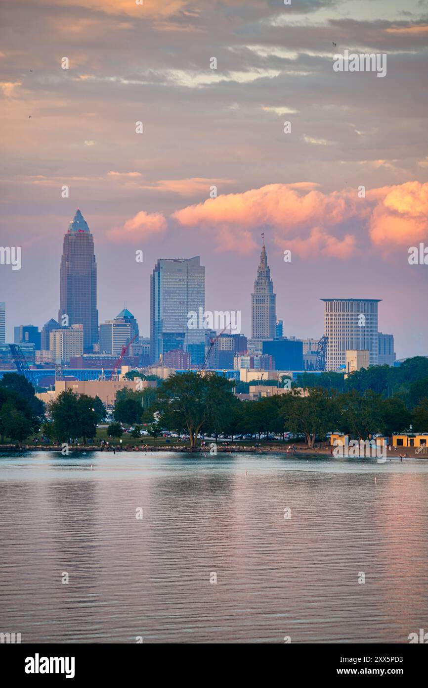 Cleveland Ohio Skyline Stock Photo - Alamy