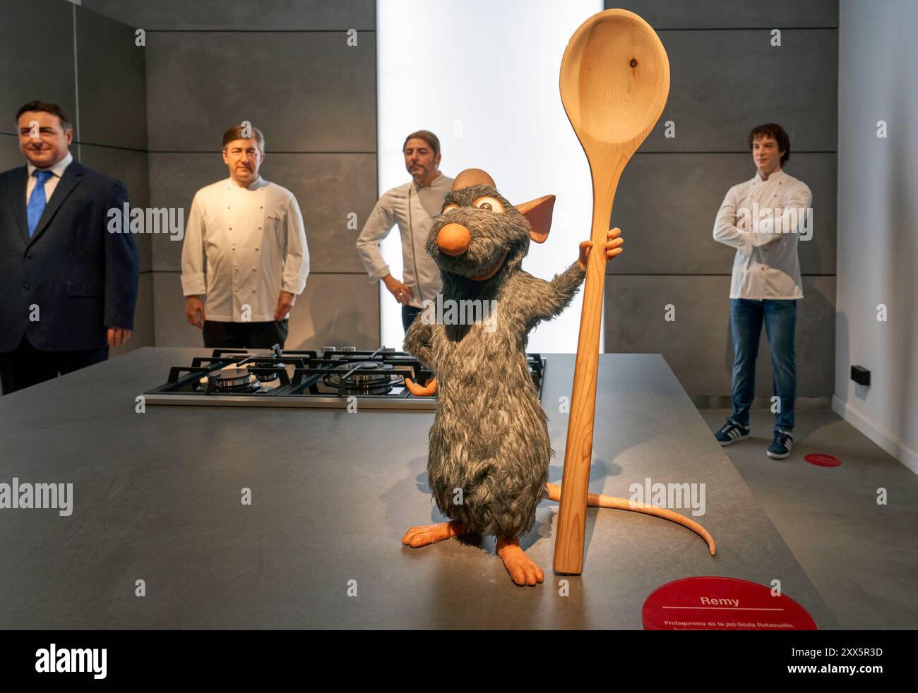 Remy from Ratatouille figure in the Wax Museum in Barcelona, Spain ...