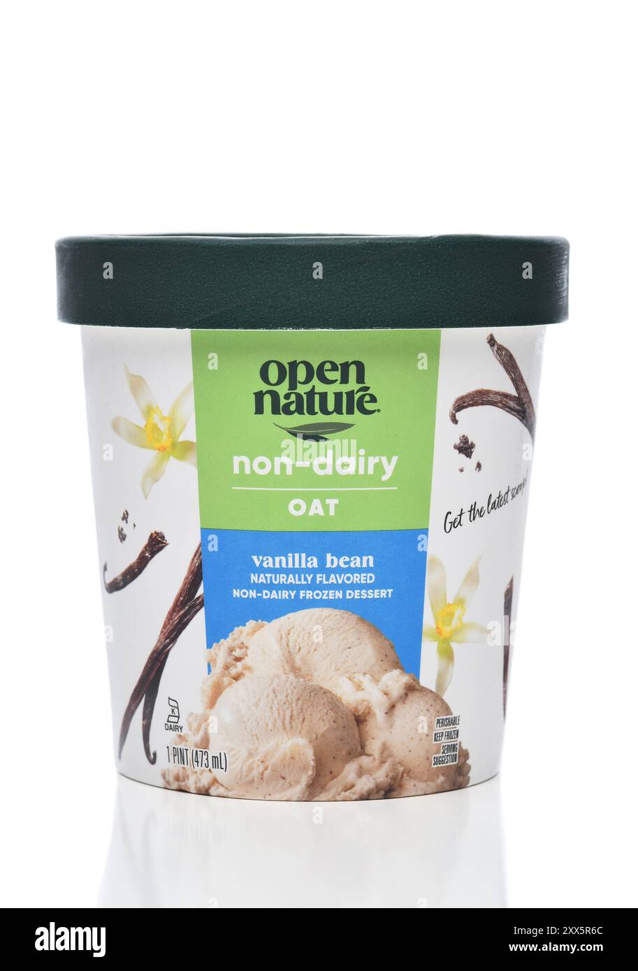 IRVINE, CALIFORNIA - 17 AUG 2024: A carton of Open Nature Non-Dairy Oat ...