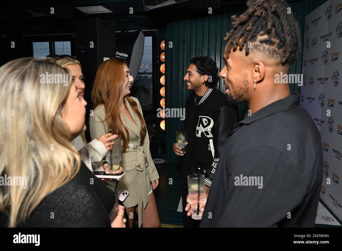 EDITORIAL USE ONLY Patsy Field, Munveer Jabbal and Konnor Ewudzi attend ...