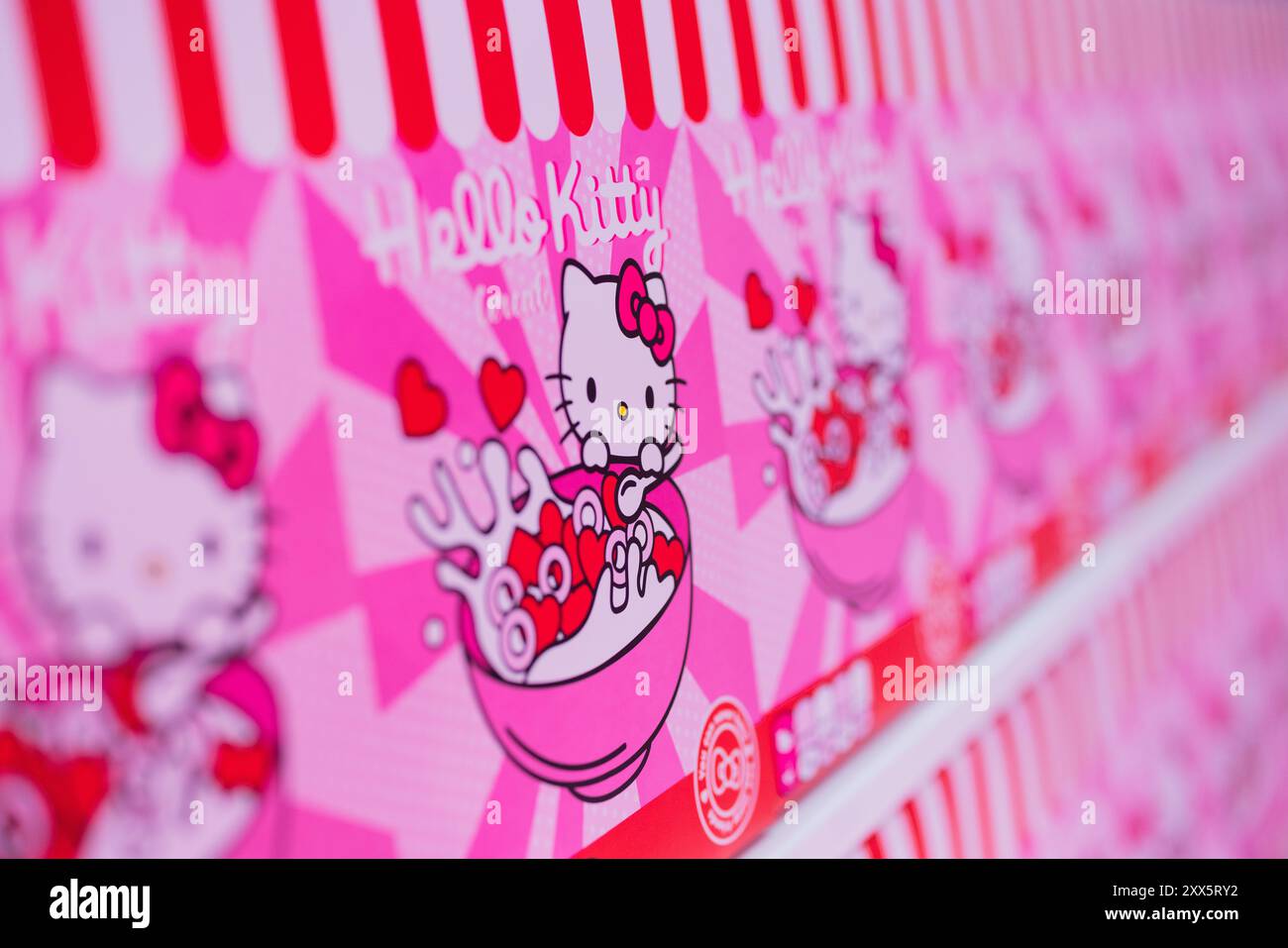Hello kitty logo hi-res stock photography and images - Alamy