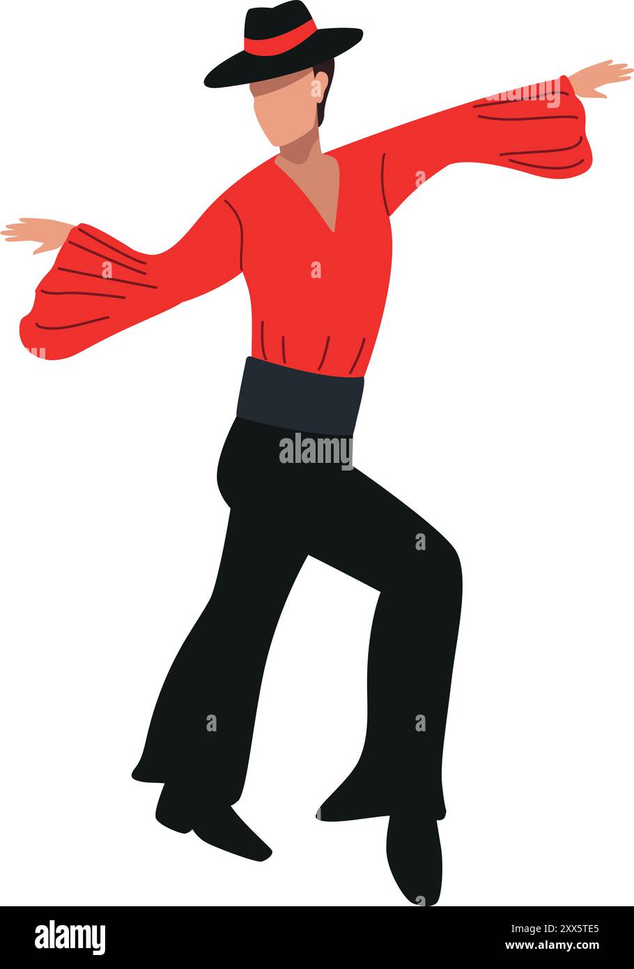 flamenco dancer man in elegant suit Stock Vector Image & Art - Alamy