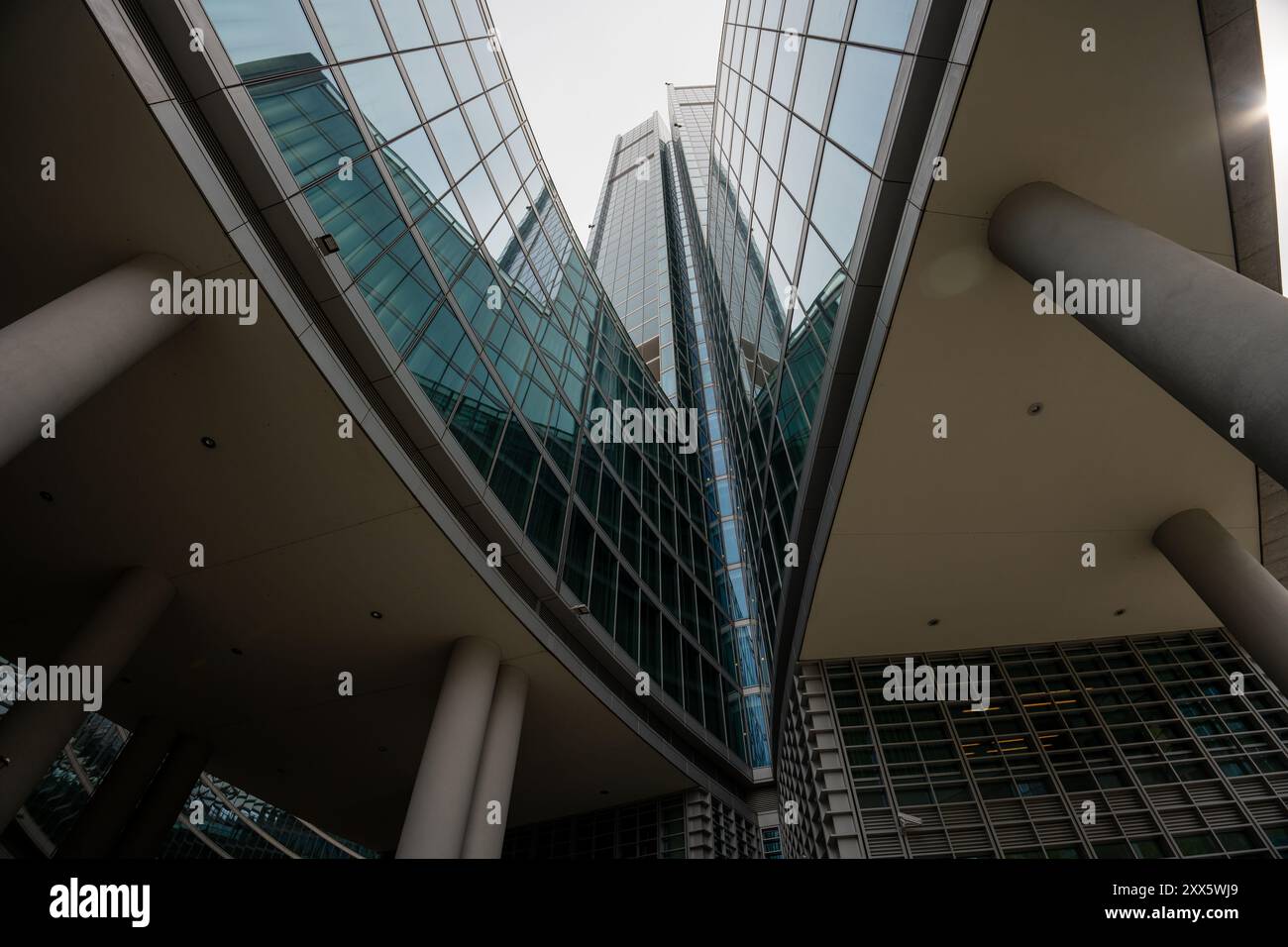 Milan, Italy - June 07, 2024: Corporate office building in Milan ...