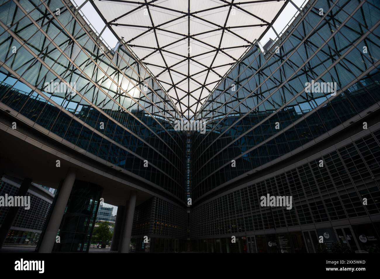 Milan, Italy - June 07, 2024: Corporate office building in Milan ...