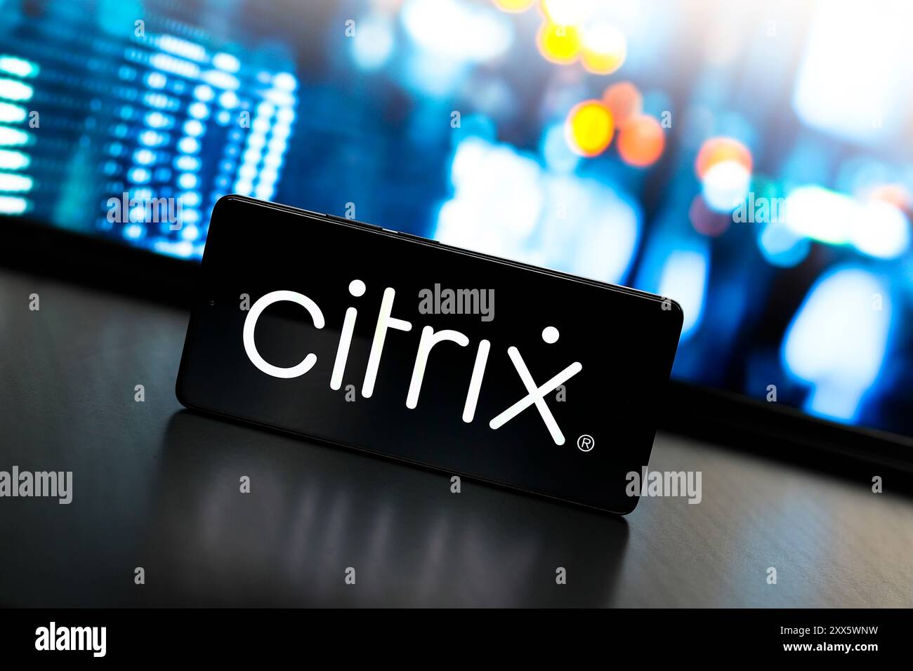 August 22, 2024, Paraguay. In this photo illustration, the Citrix ...