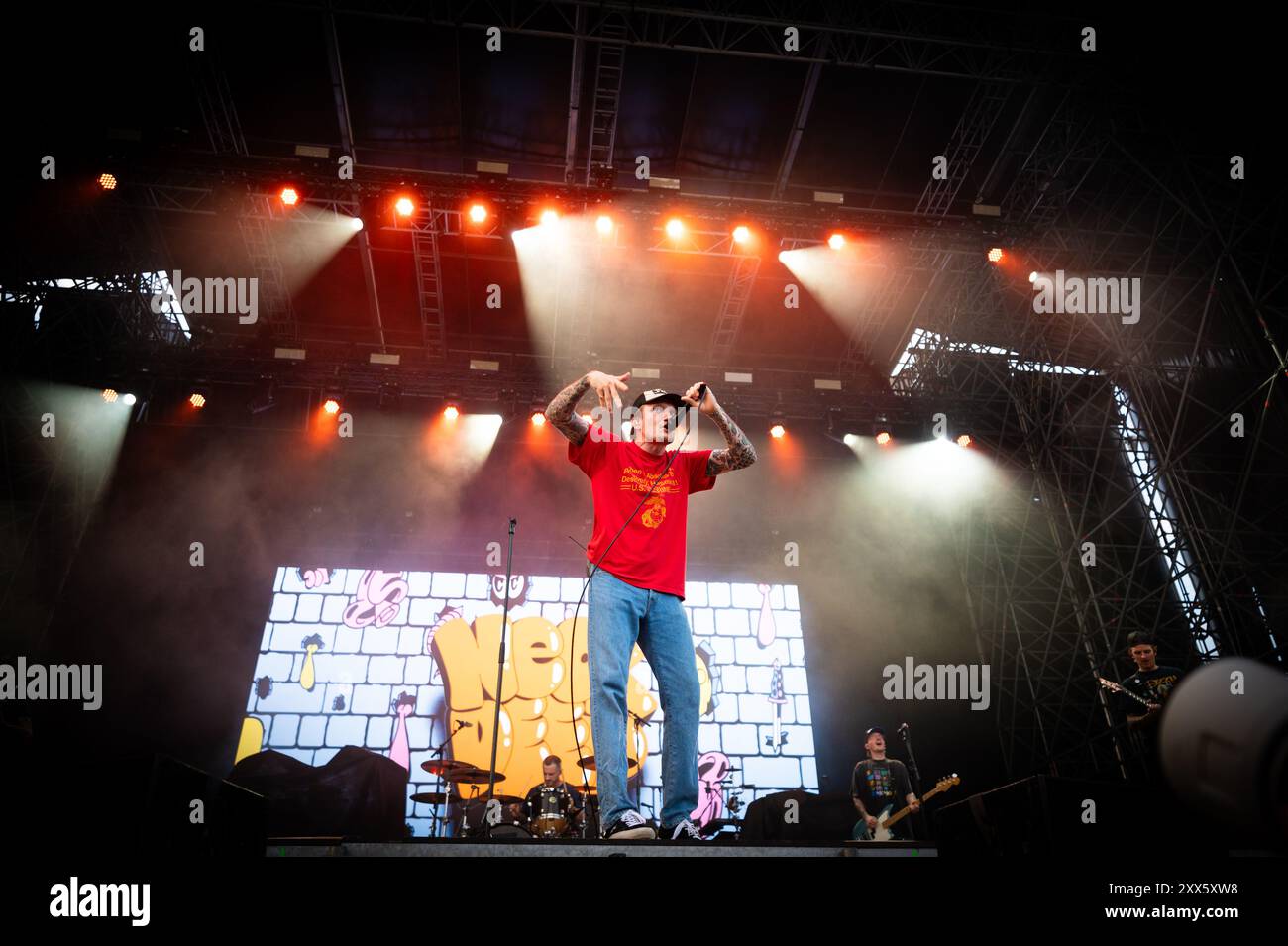 Neck Deep performs last night at Ama music festival in Romano d ...