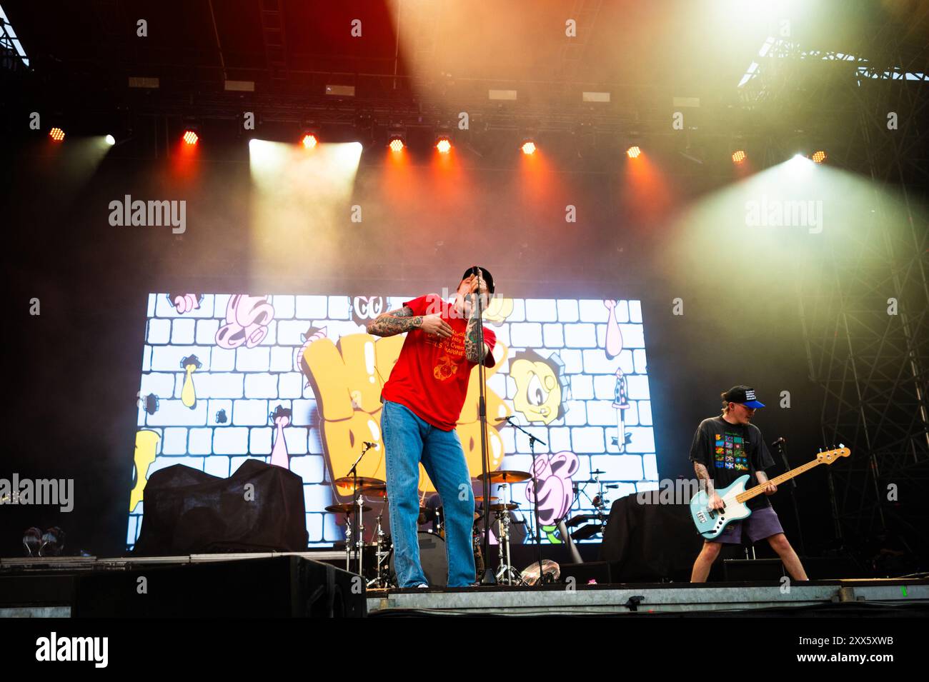 Neck Deep performs last night at Ama music festival in Romano d ...