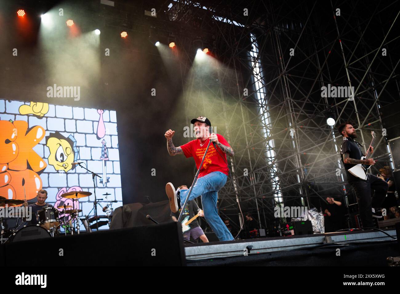 Neck Deep performs last night at Ama music festival in Romano d ...
