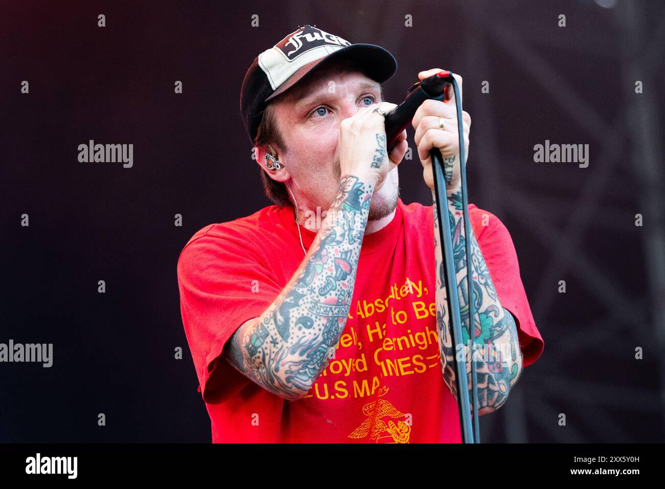 Neck Deep performs last night at Ama music festival in Romano d ...