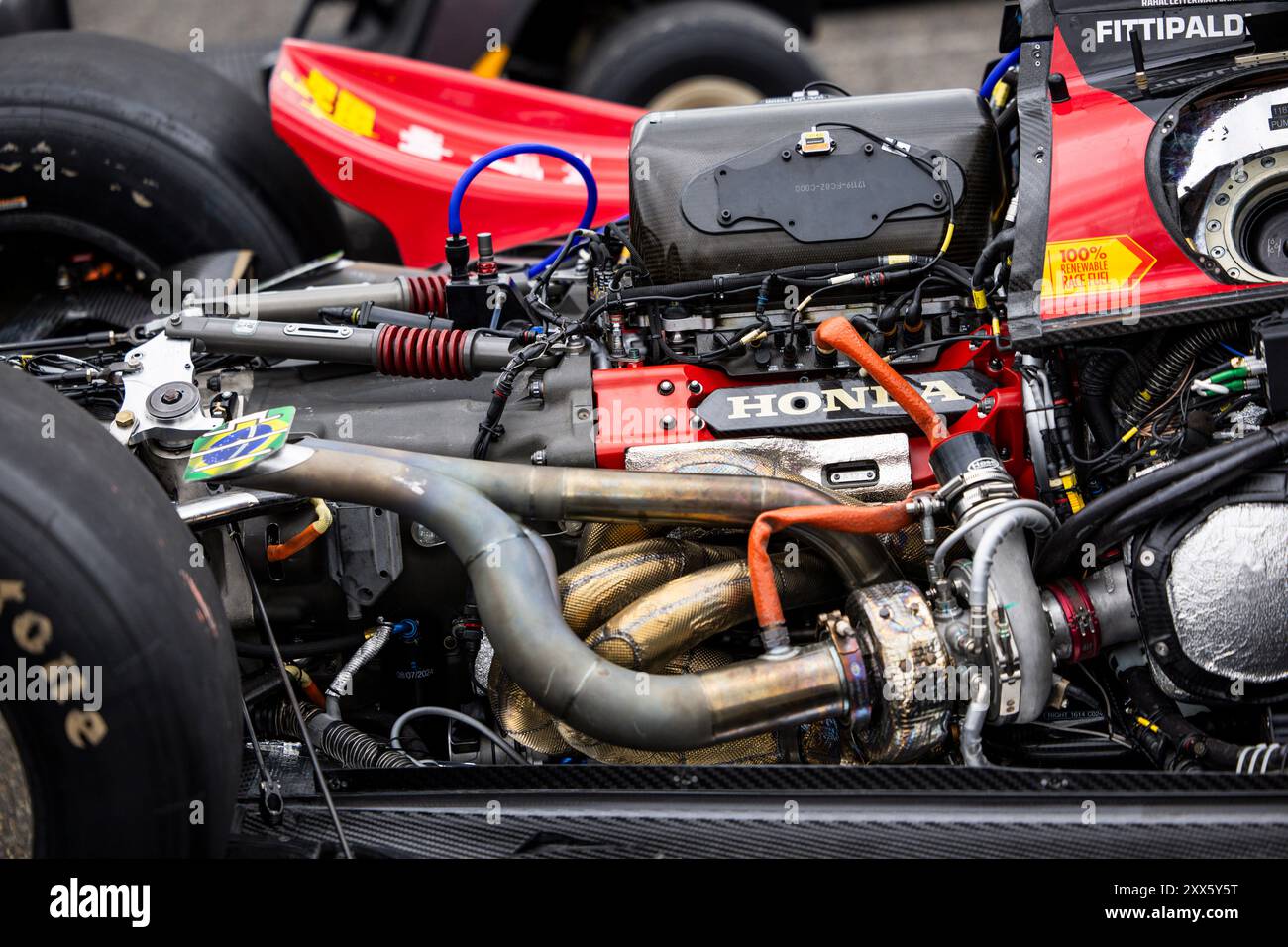 Portland, Etats Unis. 22nd Aug, 2024. Honda Engine, details during the ...