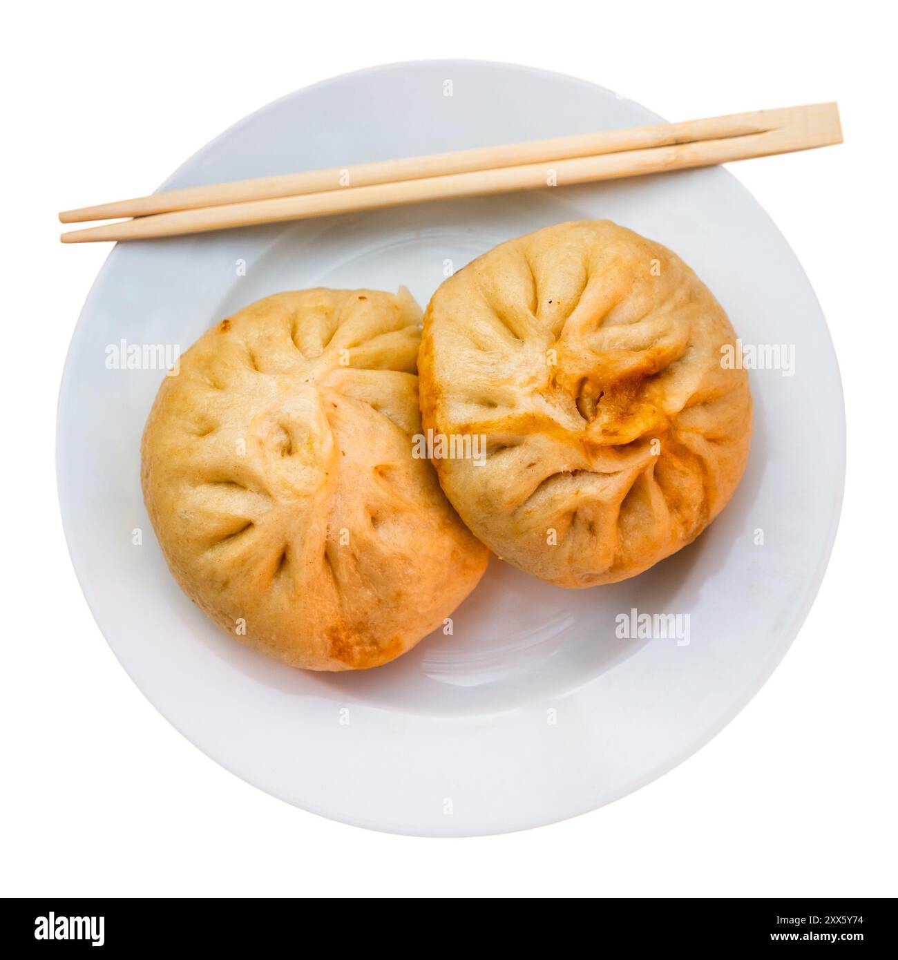 Steamed soft buns - traditional Chinese dish pan chino Stock Photo - Alamy