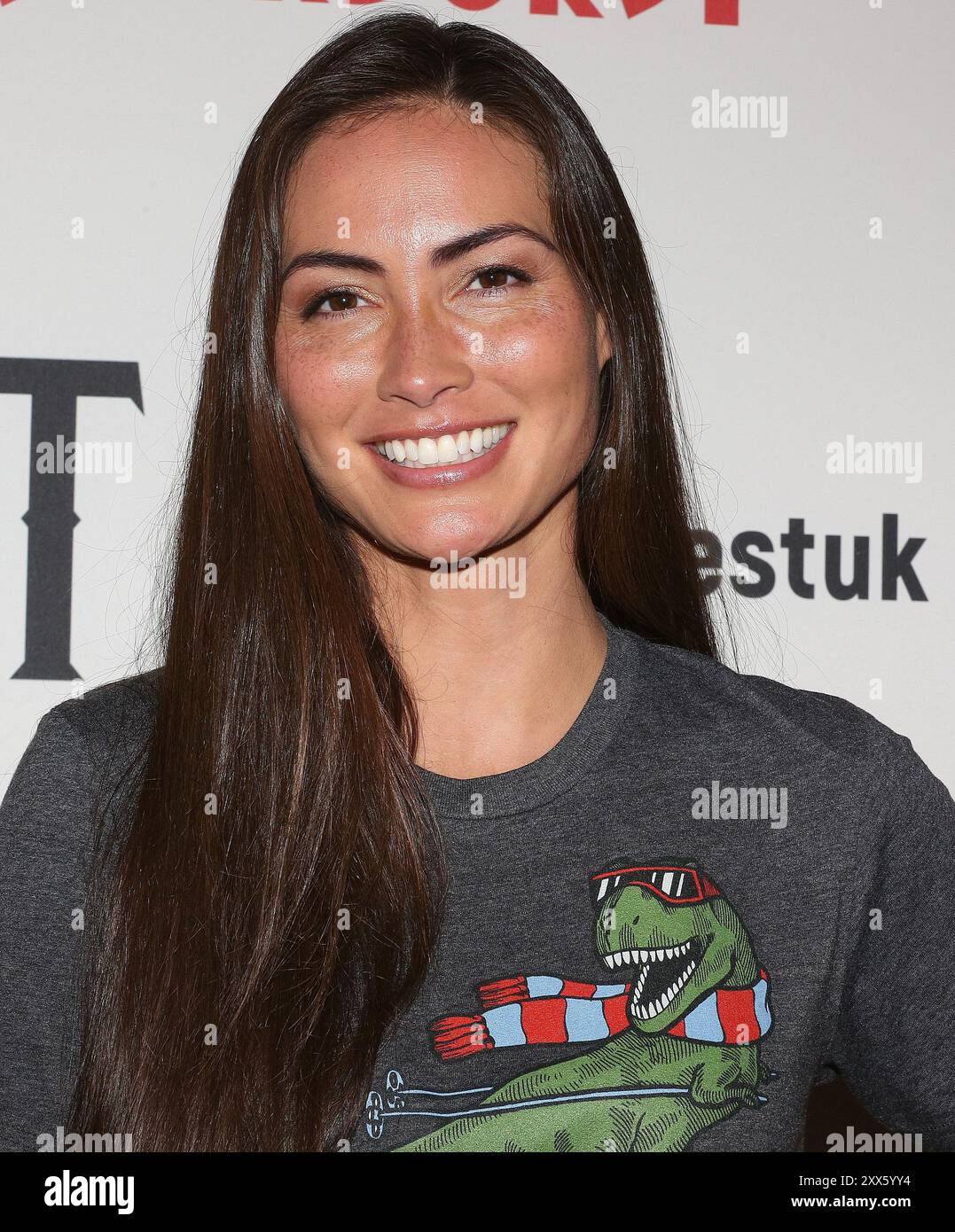 Caitlin McHugh Stamos attends The Invisible Raptor premiere on day one ...