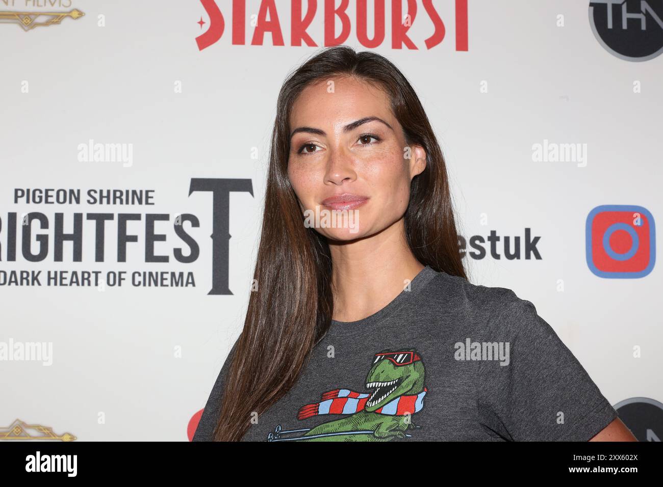 Caitlin McHugh Stamos attends The Invisible Raptor premiere on day one ...