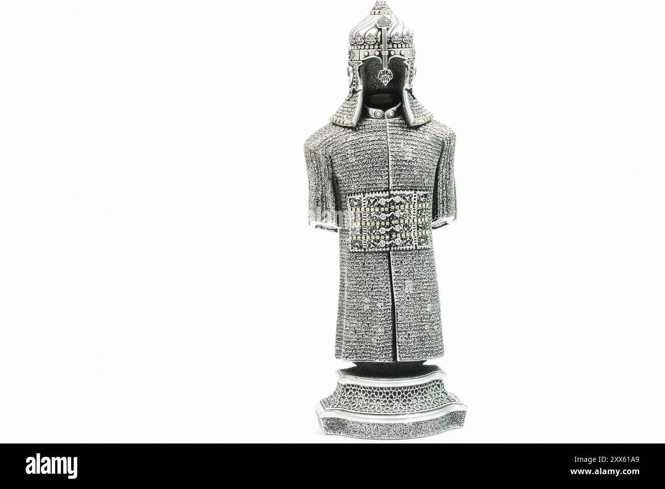 Ottoman soldier helmet and clothing statue Stock Photo - Alamy