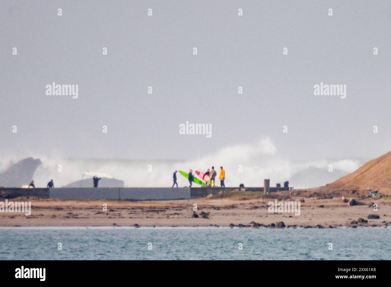 The Big Wave surfing contest Titans of Mavericks Stock Photo - Alamy